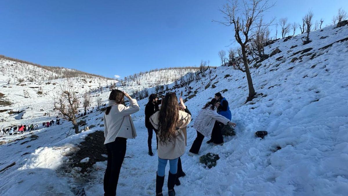 Social Snow Trip to Hassan Bag Mountain - Nursing Department